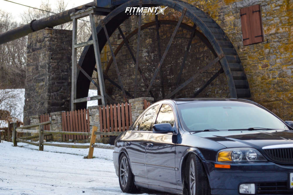 2000 Lincoln LS Base with 17x8 Konig Oversteer and Goodyear 235x50 on ...