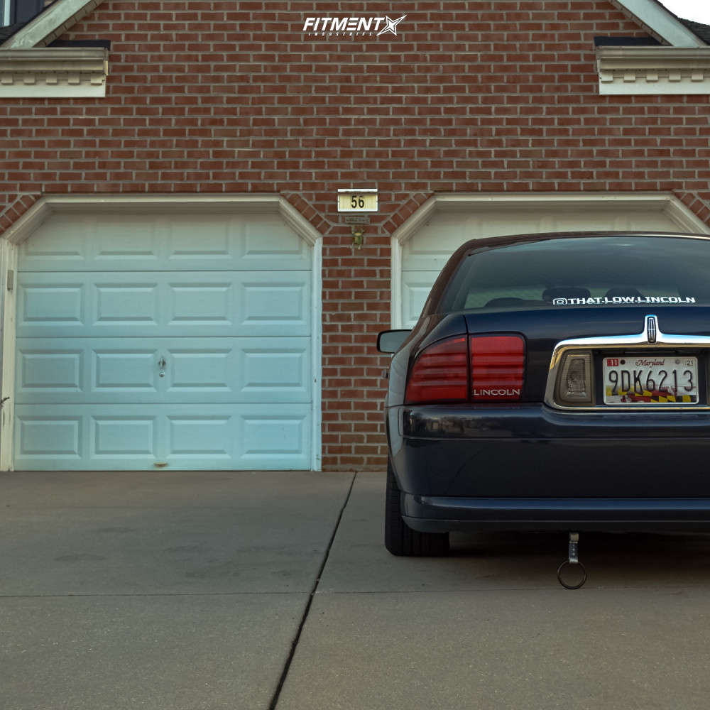 2000 Lincoln LS Base with 17x8 Konig Oversteer and Goodyear 235x50 on ...