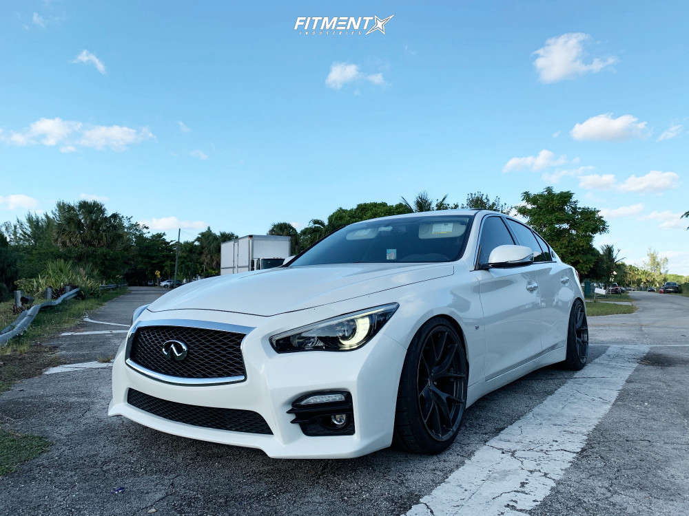 2015 INFINITI Q50 Sport with 19x10.5 ESR Rf2 and Federal 265x35 on ...