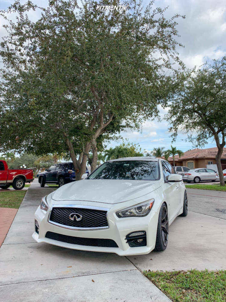 2015 INFINITI Q50 Sport with 19x10.5 ESR Rf2 and Federal 265x35 on ...