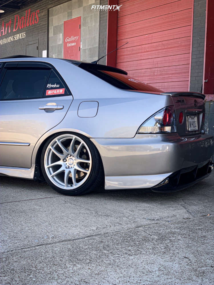 2003 Lexus IS300 Base with 18x8.5 ESR Sr08 and Pirelli 235x45 on ...