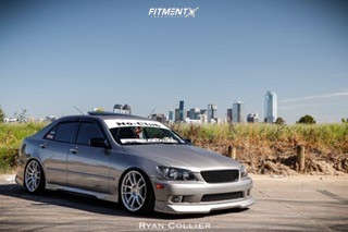 2003 Lexus IS300 Base with 18x8.5 ESR Sr08 and Pirelli 235x45 on ...