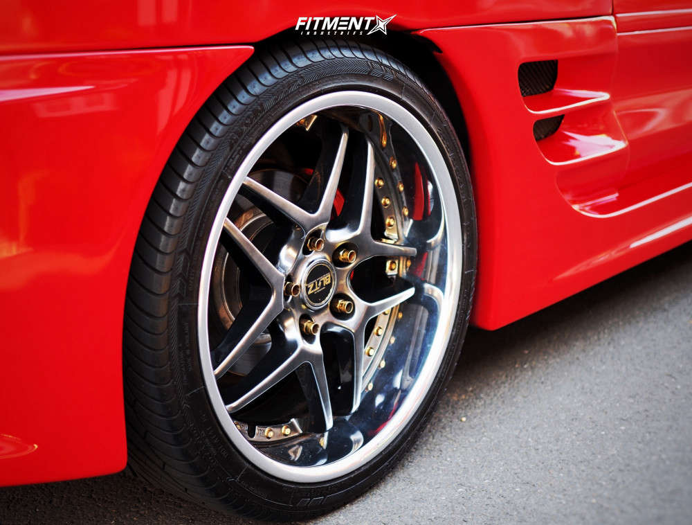 1994 Toyota MR2 Base with 18x8 Blitz Type 03 and Continental 215x35 on ...