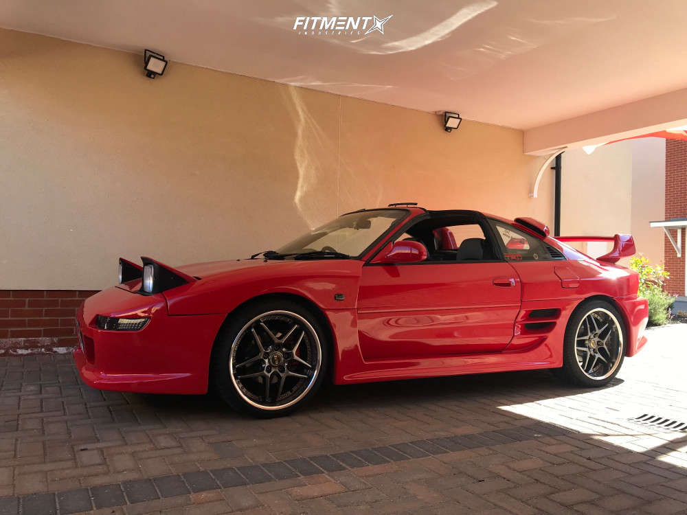 1994 Toyota MR2 Base with 18x8 Blitz Type 03 and Continental 215x35 on ...