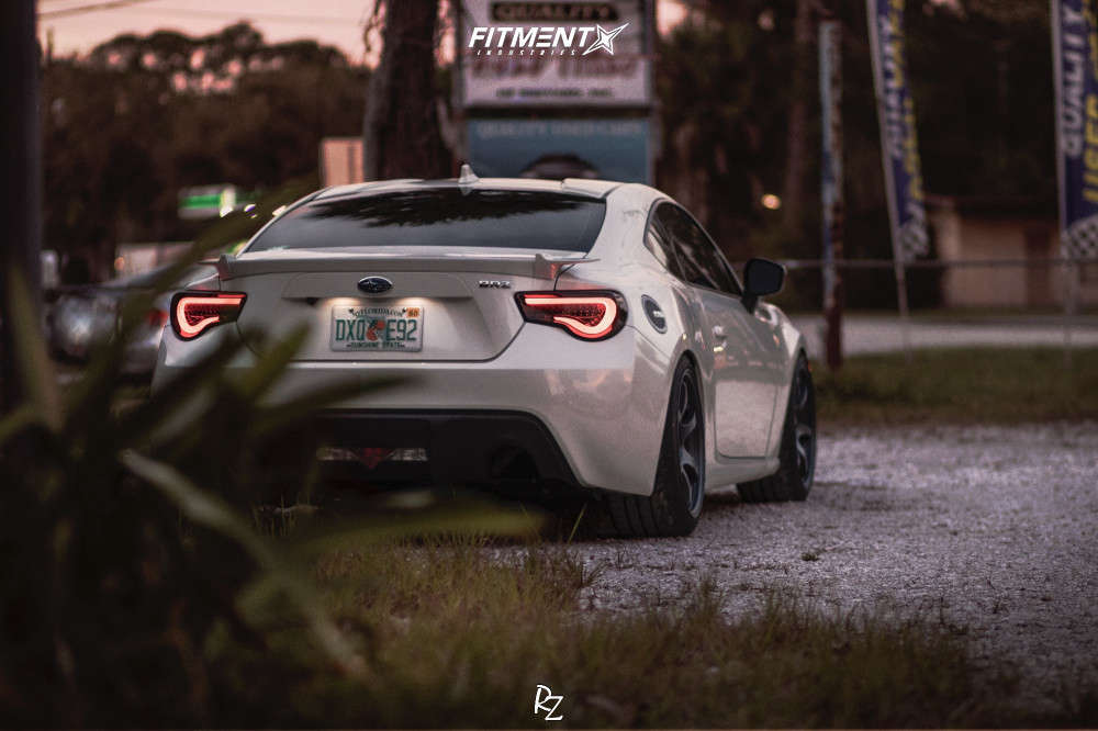 2015 Subaru BRZ Limited with 18x9.5 Gram Lights 57DR and Firestone ...