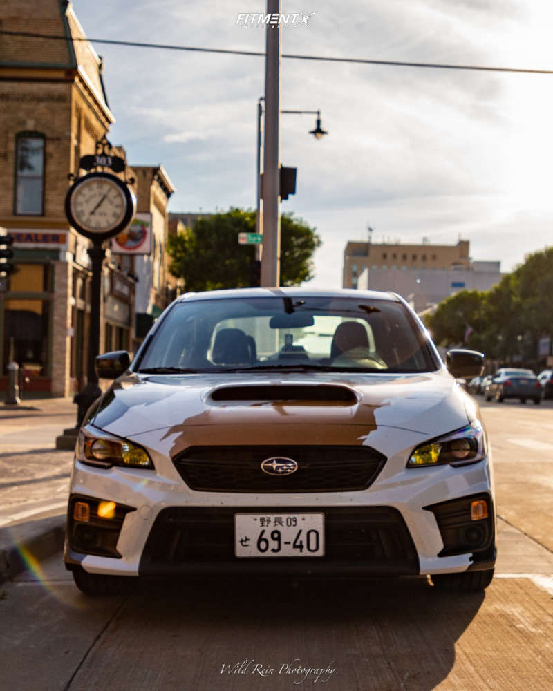 2018 Subaru WRX Base with 17x9 Ambit Re02 and Pirelli 245x45 on ...