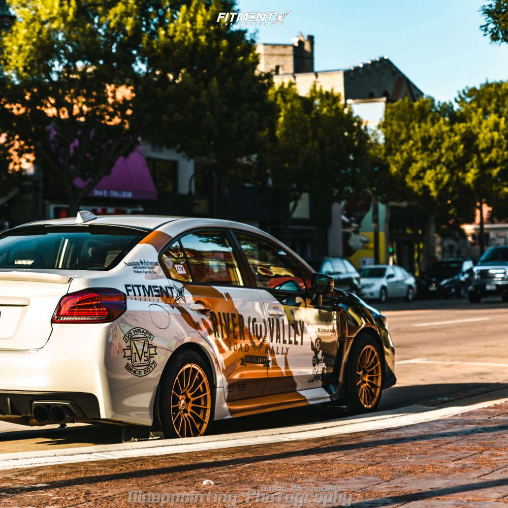 2018 Subaru WRX Base with 17x9 Ambit Re02 and Pirelli 245x45 on ...