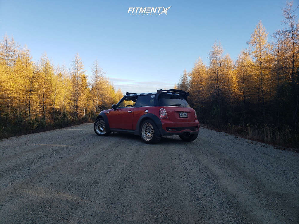 2012 Mini Cooper Coupe S with 17x9 JNC Jnc001 and Goodyear 255x45 on ...