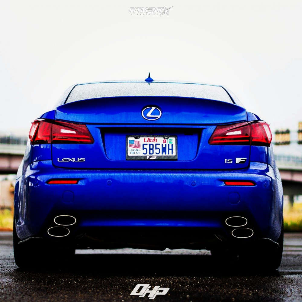 2008 Lexus IS F 4dr Sedan (5.0L 8cyl 8A) with 19x9.5 Work D9r and ...