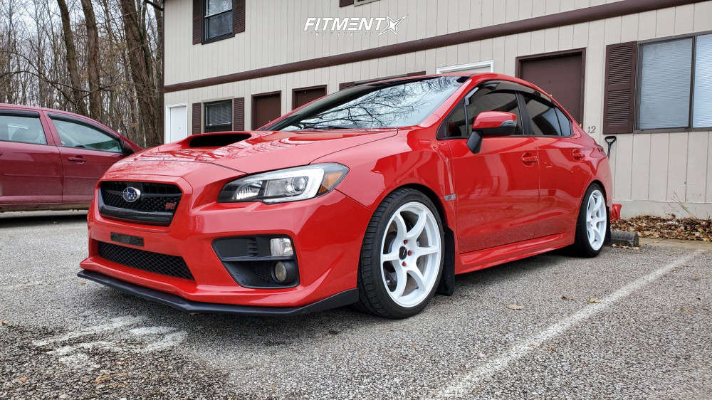 2017 Subaru WRX STI Base with 18x9.5 AVID1 AV26 and Achilles 255x35 on ...