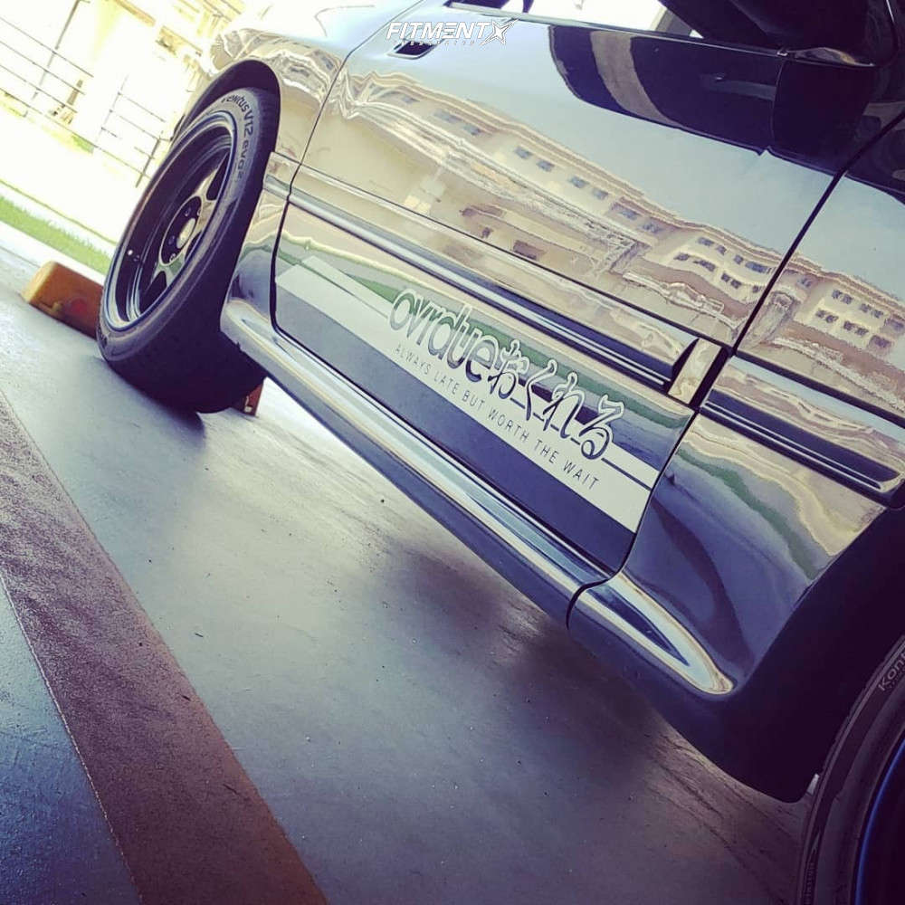 1991 Mazda RX-7 Turbo with 17x8 Desmond Regamaster and Hankook 235x45 ...