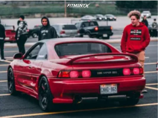 1991 Toyota MR2 Turbo with 17x7.5 Volk Te37 and Federal 215x40 on ...