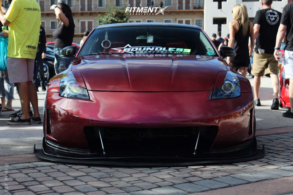 2004 Nissan 350Z Performance with 19x10.5 Work VS XX and Achilles ...