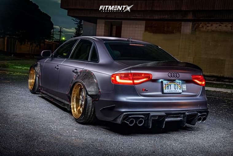 2013 Audi S4 Base with 19x12 Riverside Altstadt and Federal 285x30 on ...