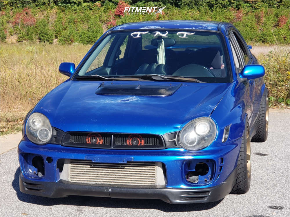 2002 Subaru WRX WRX with 18x9.5 MST MT01 and Federal 265x35 on ...
