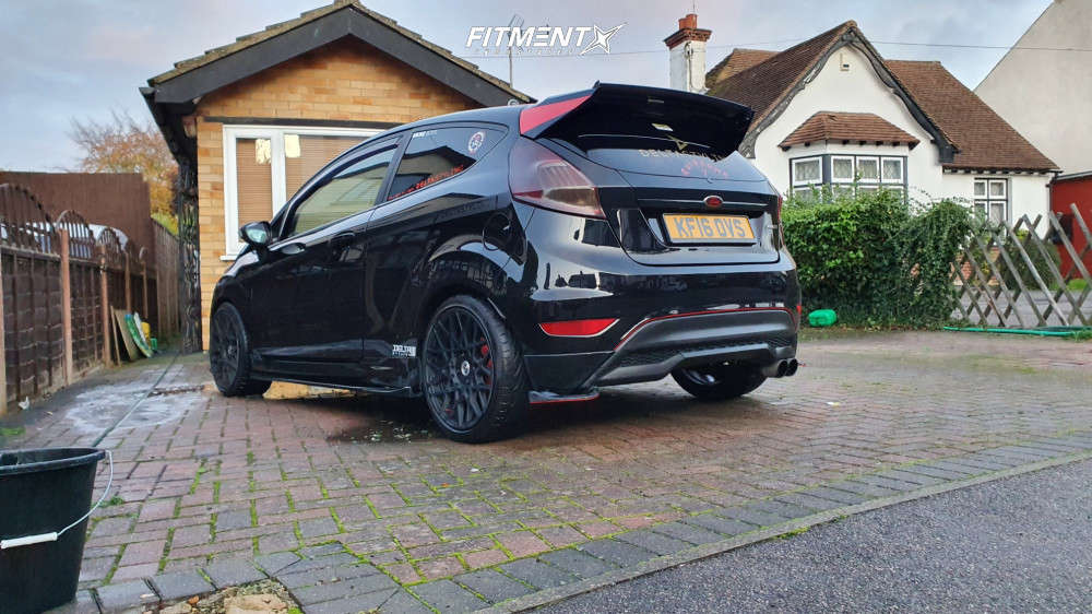 2016 Ford Fiesta S with 17x8.5 Stuttgart ST10 and Toyo Tires 205x40 on ...