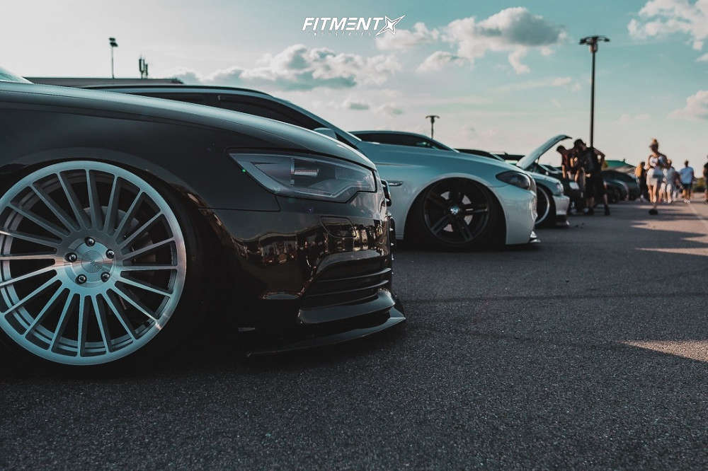 2011 Audi A6 Base with 20x10 Rotiform Ind-t and Haida 245x30 on Air Suspension | 852965 ...