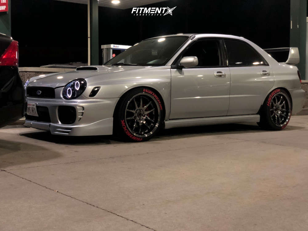 2002 Subaru WRX WRX with 18x9.5 Aodhan DS02 and Hankook 235x45 on ...