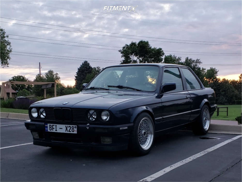 1987 BMW 325e Base with 16x8 JNC Jnc004 and Achilles 205x50 on Lowering ...