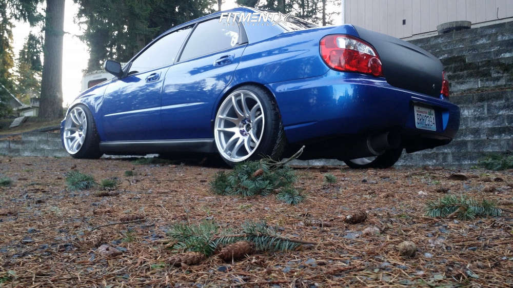 2004 Subaru WRX Base with 18x10.5 ESR Sr08 and Federal 225x35 on ...