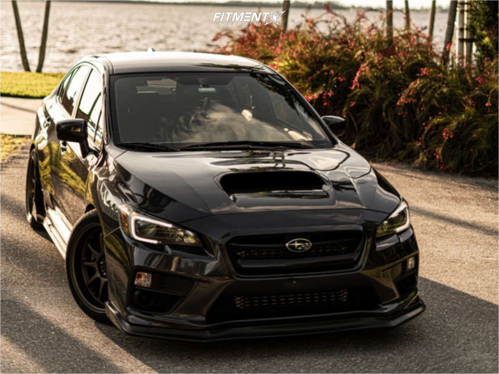 2017 Subaru WRX Base with 18x9.5 Work D9r and Continental 255x40 on ...