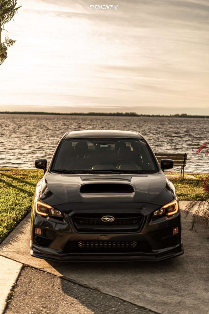 2017 Subaru WRX Base with 18x9.5 Work D9r and Continental 255x40 on ...