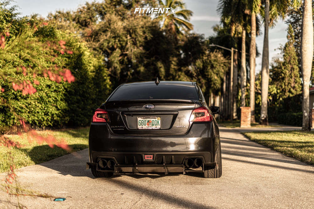 2017 Subaru WRX Base with 18x9.5 Work D9r and Continental 255x40 on ...