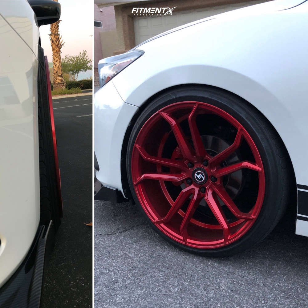 2014 Mazda 3 s Grand Touring with 20x10 Varro Vd02 and Sentury 245x35 ...