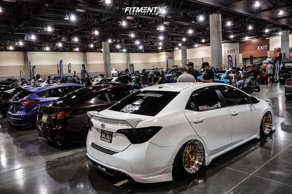 2014 Toyota Corolla S with 18x9.5 Regen5 R32 and Achilles 215x35 on Air ...