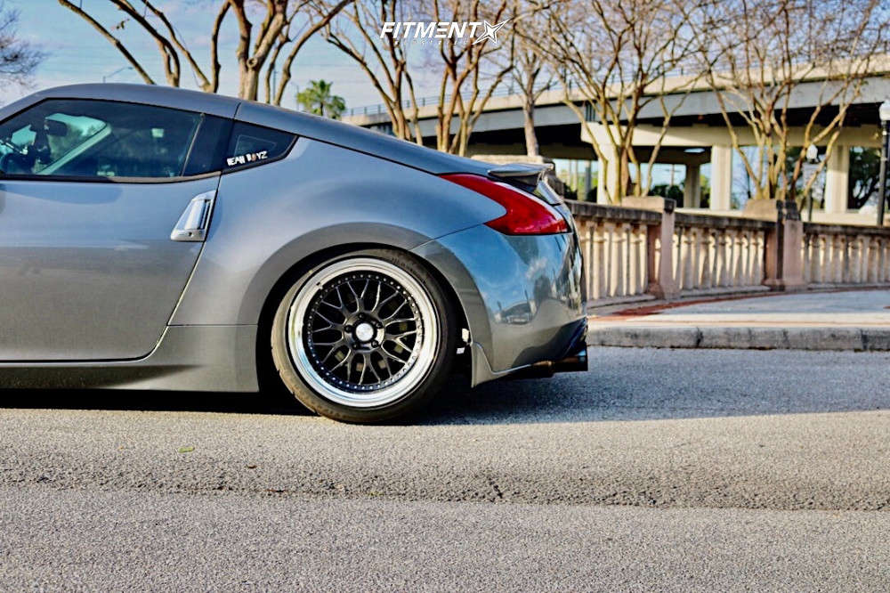 2011 Nissan 370Z Base with 19x9.5 ESR Sr01 and Firestone 245x35 on ...