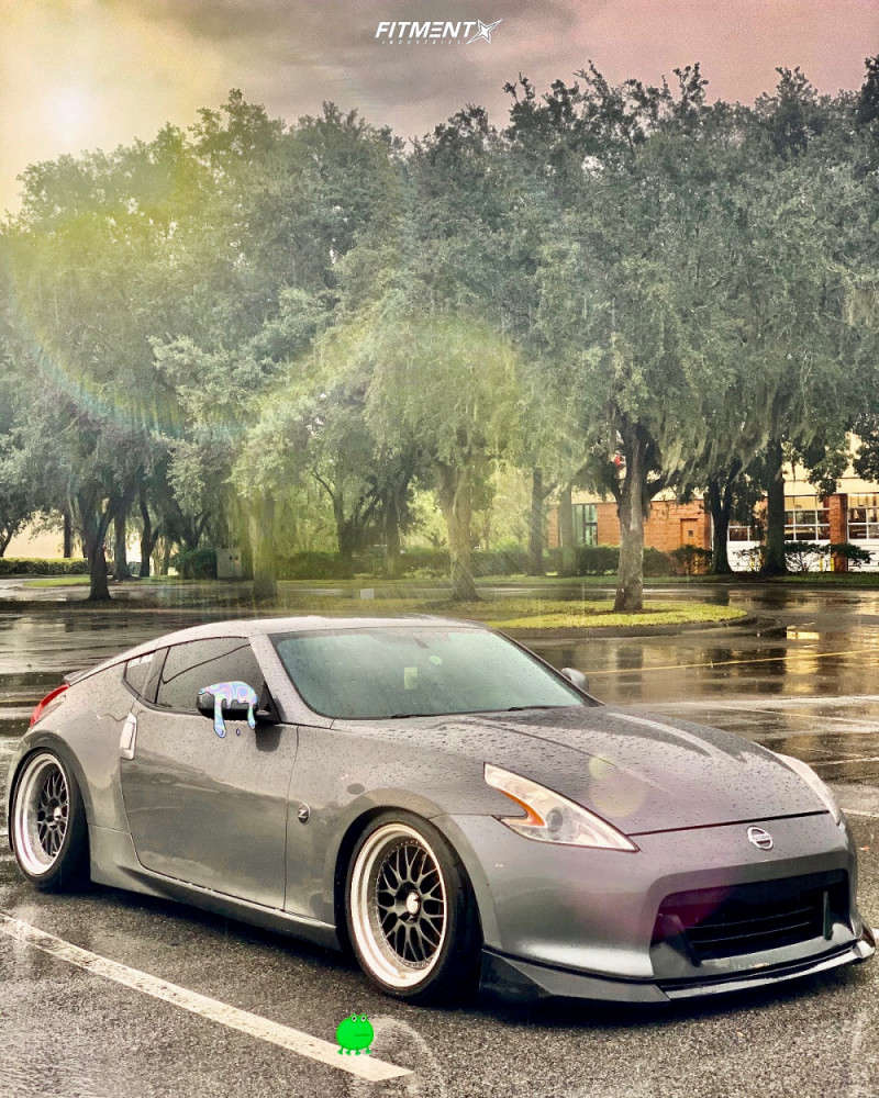 2011 Nissan 370Z Base with 19x9.5 ESR Sr01 and Firestone 245x35 on ...