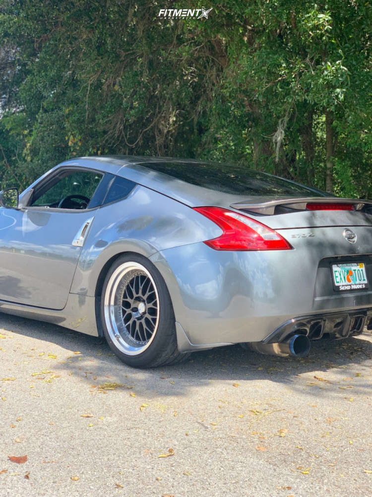 2011 Nissan 370Z Base with 19x9.5 ESR Sr01 and Firestone 245x35 on ...