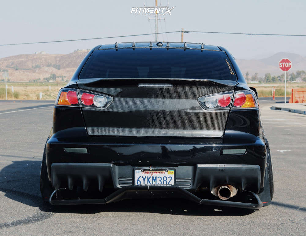 2008 Mitsubishi Lancer GTS with 17x10 ESM 002r and Nankang 215x45 on ...