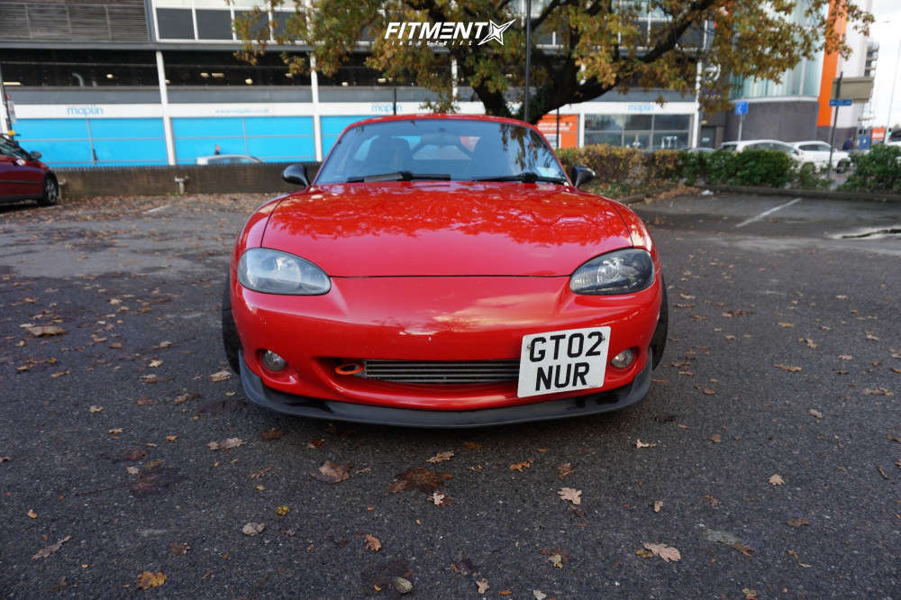 2003 Mazda MX-5 Miata Base with 15x8 Japan Racing Jr19 and Nankang ...