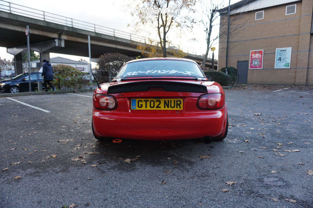 2003 Mazda MX-5 Miata Base with 15x8 Japan Racing Jr19 and Nankang ...