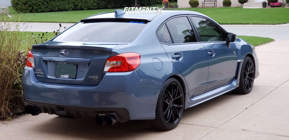 2018 Subaru WRX Limited with 19x8.5 Niche Misano and Michelin 245x35 on ...