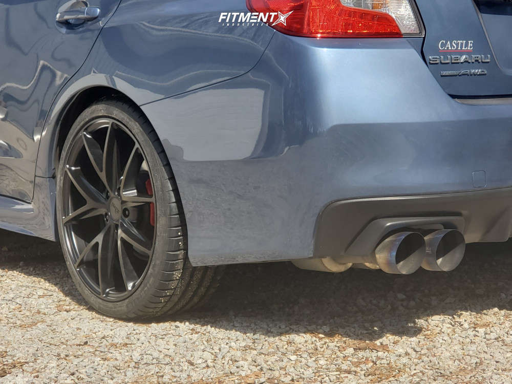 2018 Subaru WRX Limited with 19x8.5 Niche Misano and Michelin 245x35 on ...