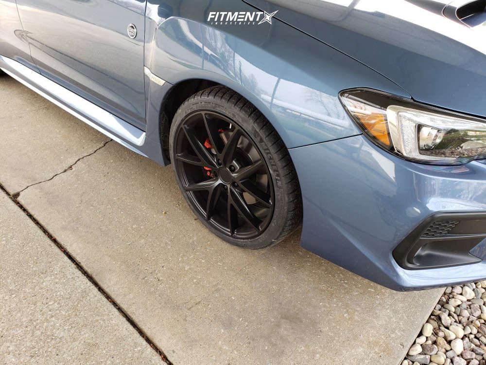 2018 Subaru WRX Limited with 19x8.5 Niche Misano and Michelin 245x35 on ...