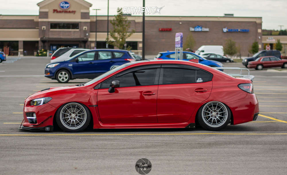 2017 Subaru WRX Premium with 18x9.5 Enkei NT03M and Dunlop 245x40 on ...