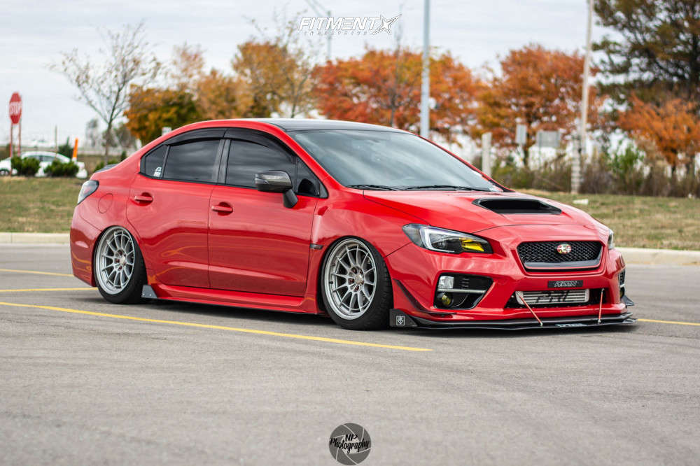 2017 Subaru WRX Premium with 18x9.5 Enkei NT03M and Dunlop 245x40 on ...