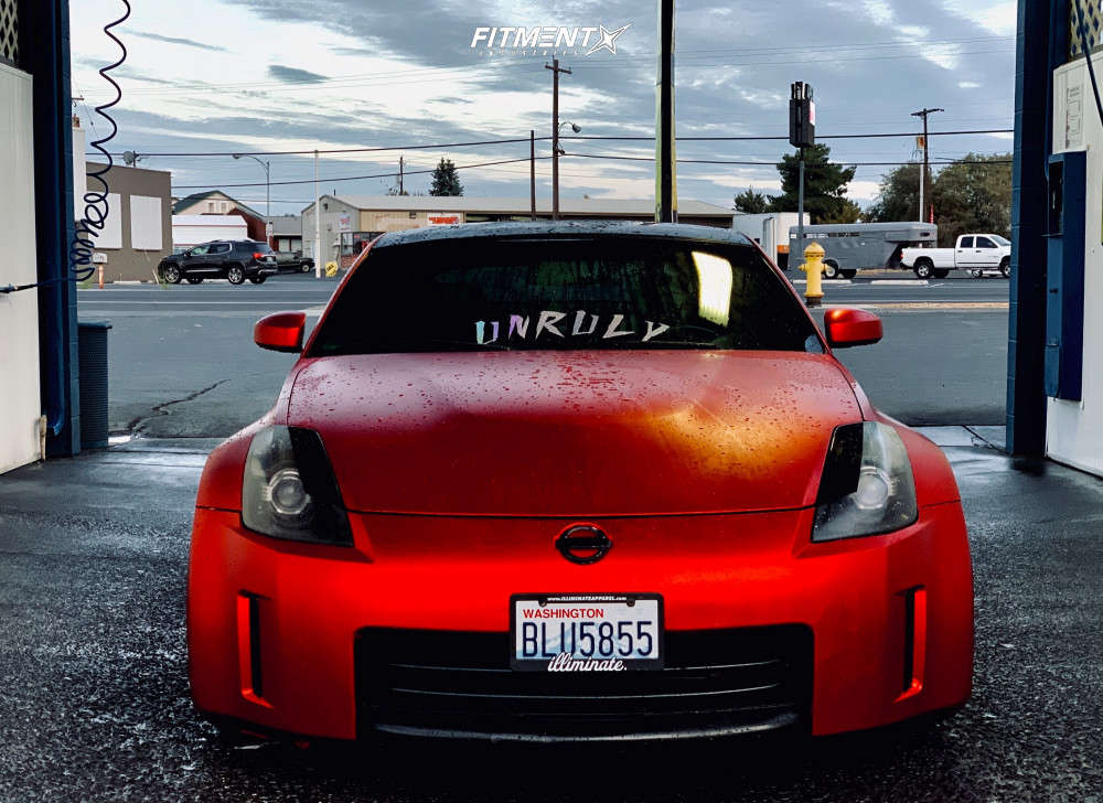 2007 Nissan 350Z Base with 19x9.5 Aodhan Ah02 and Hankook 225x45 on ...