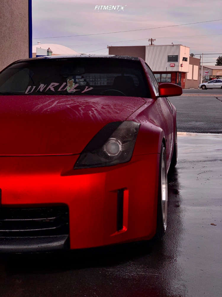 2007 Nissan 350Z Base with 19x9.5 Aodhan Ah02 and Hankook 225x45 on ...