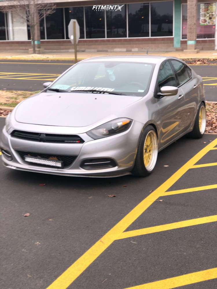2016 Dodge Dart SXT with 18x9 Vors Vr8 and Continental 215x45 on ...