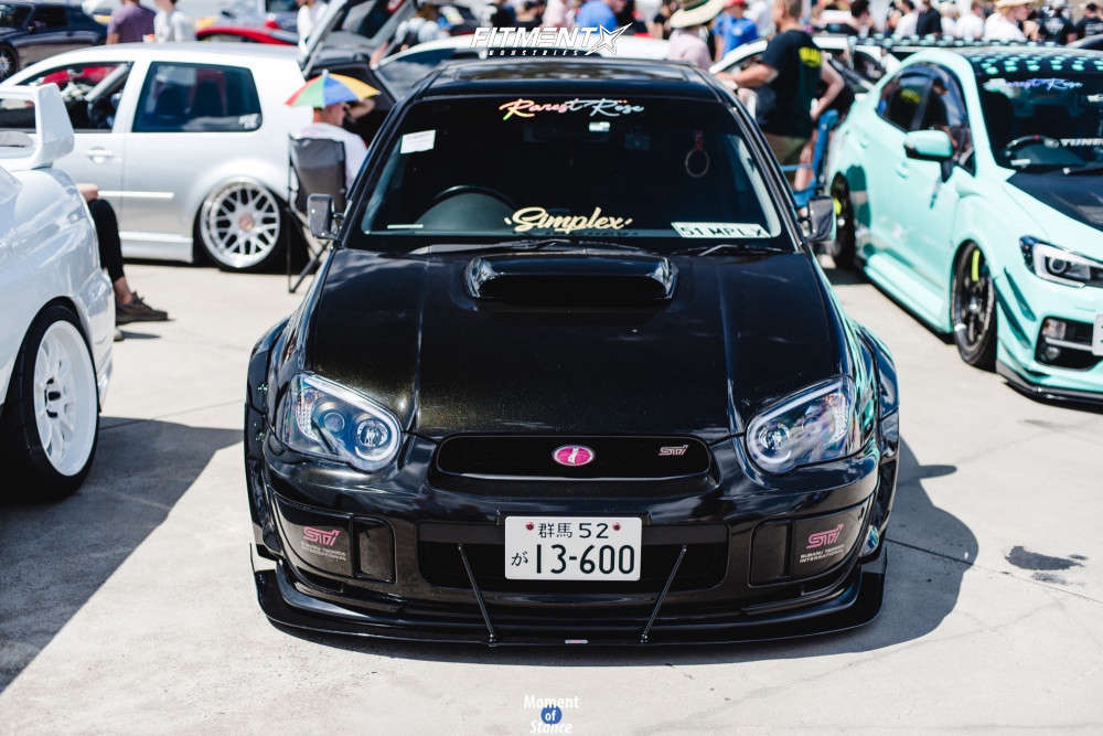 2004 Subaru WRX STI Base with 18x11 SSR Formula Mesh and Nitto 255x35 ...