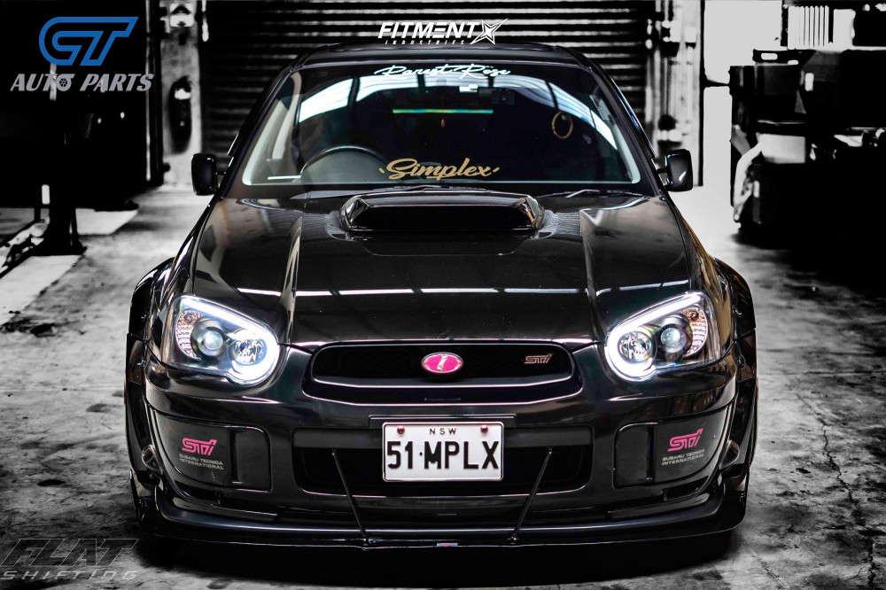 2004 Subaru WRX STI Base with 18x11 SSR Formula Mesh and Nitto 255x35 ...