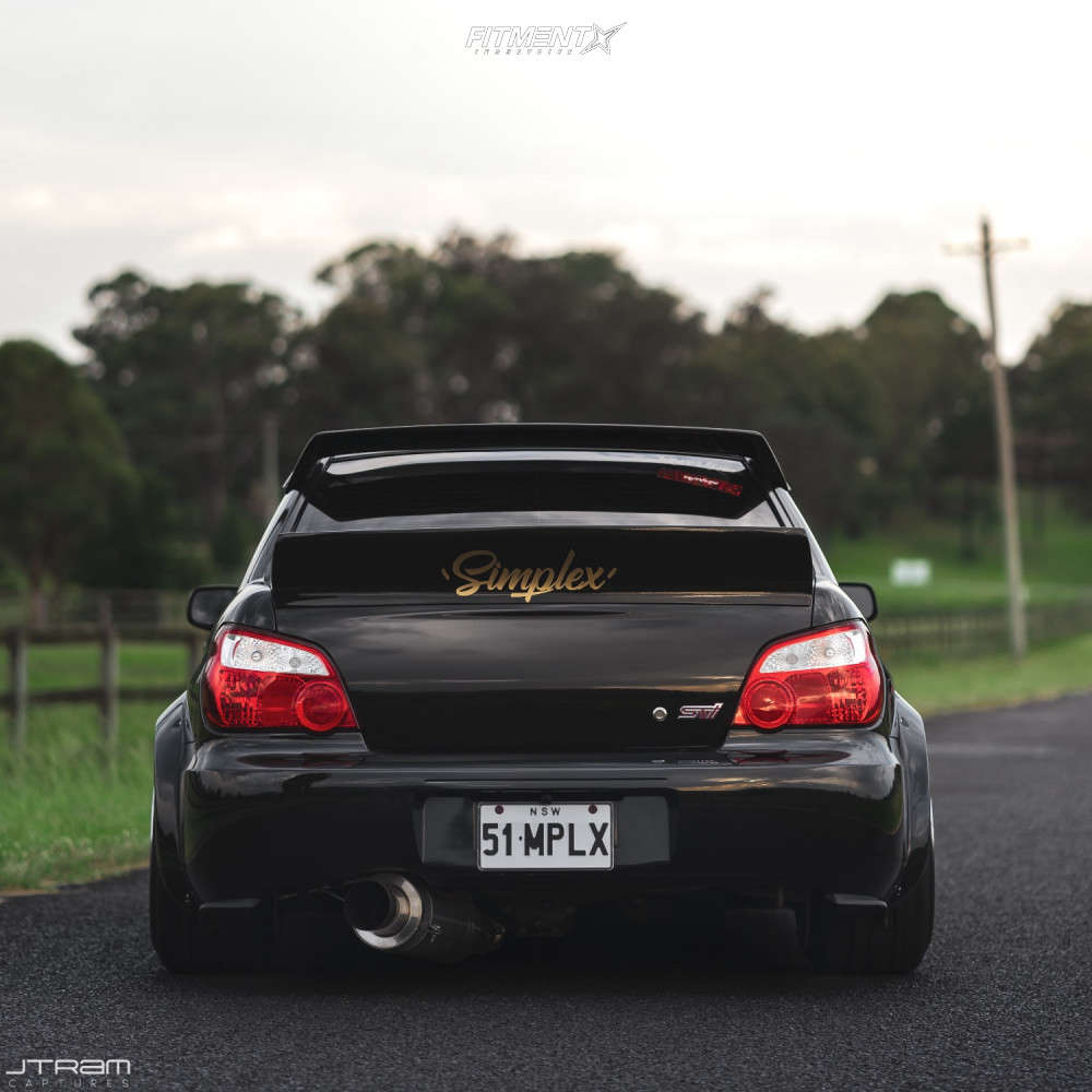 2004 Subaru WRX STI Base with 18x11 SSR Formula Mesh and Nitto 255x35 ...
