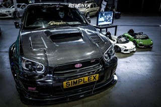 2004 Subaru WRX STI Base with 18x11 SSR Formula Mesh and Nitto 255x35 ...