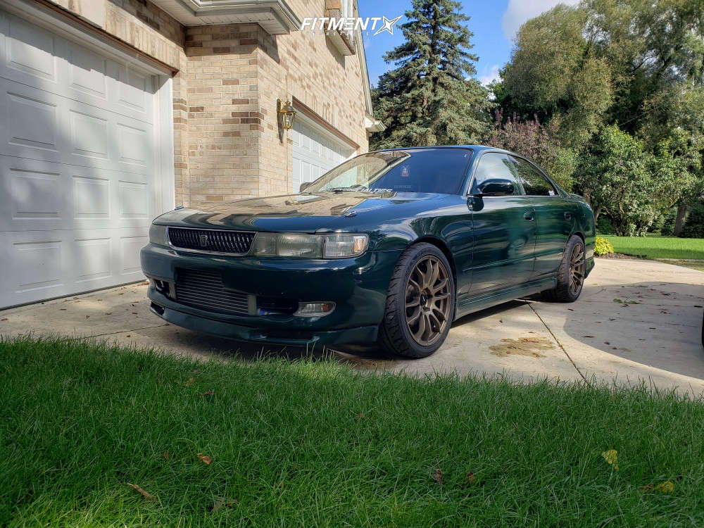 1993 Toyota Chaser Base with 18x8.5 AVID1 AV28 and Bridgestone 235x40 ...