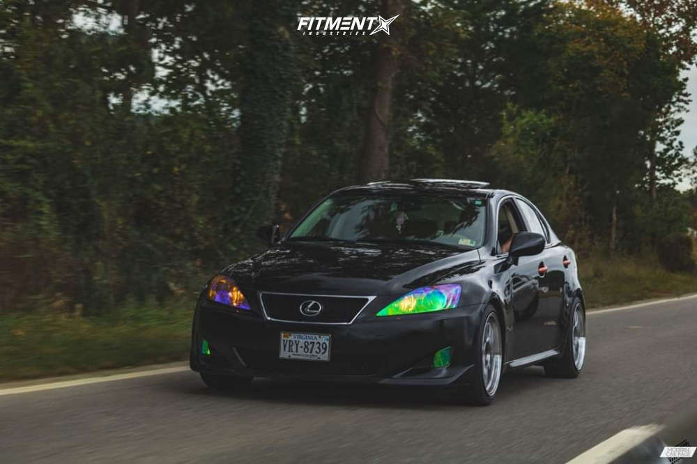 2007 Lexus IS350 Base with 18x8.5 F1R F21 and Falken 225x40 on ...