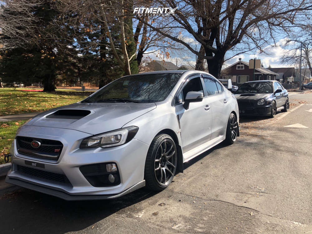 2016 Subaru WRX STI Base with 18x9.5 ESR Sr08 and Nankang 245x35 on Stock Suspension | 859153 ...